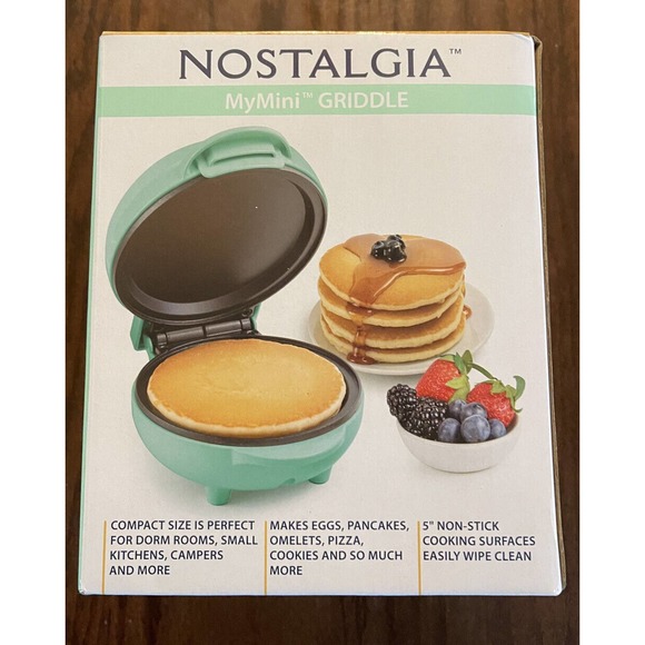 Nostalgia | Kitchen | Nostalgia Mymini Mini Griddle 5 Nonstick Cooking ...